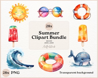 Ice Cream Clipart Summer Clip Art Digital Graphics Ice Cream - Etsy Canada