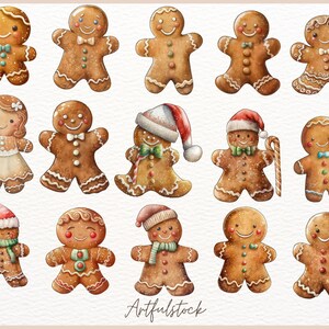 22 Gingerbread Man Clipart, Christmas Cookies, Christmas Clipart ...