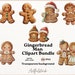22 Gingerbread Man Clipart, Christmas Cookies, Christmas Clipart ...