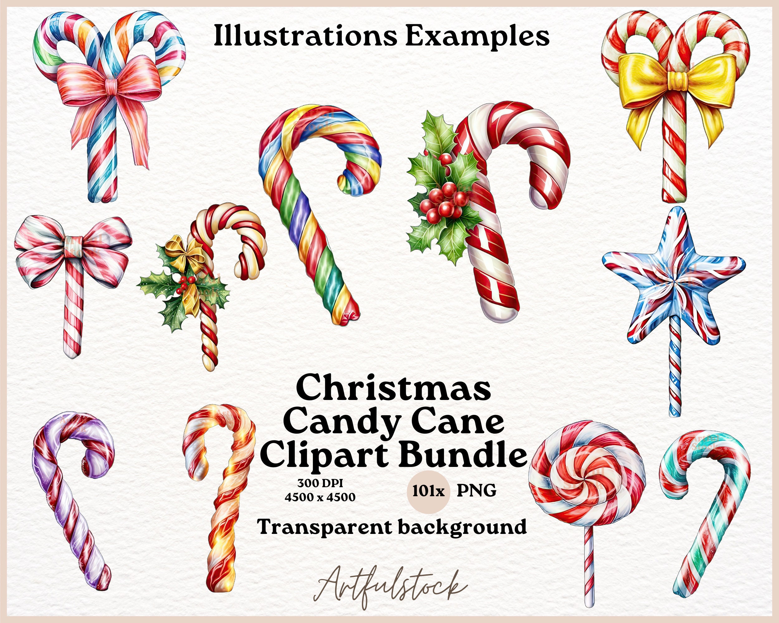 Christmas Candy Cane Clipart, Candy Cane Clipart, Christmas Sweets ...
