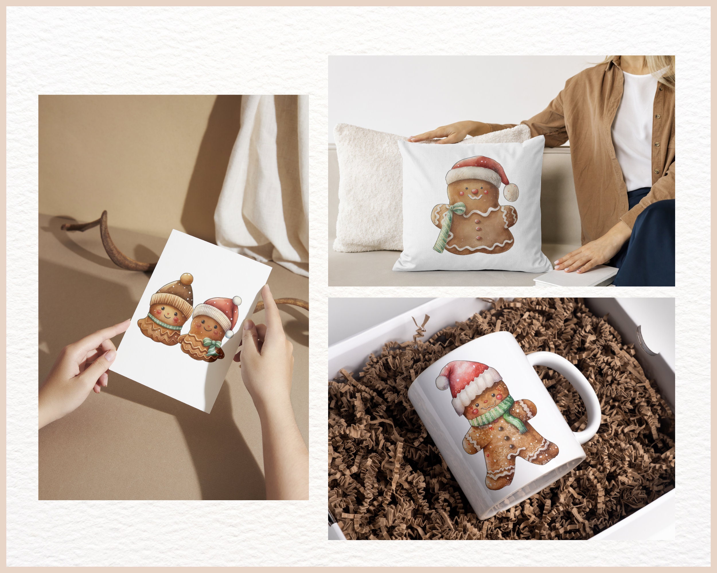 22 Gingerbread Man Clipart, Christmas Cookies, Christmas Clipart ...