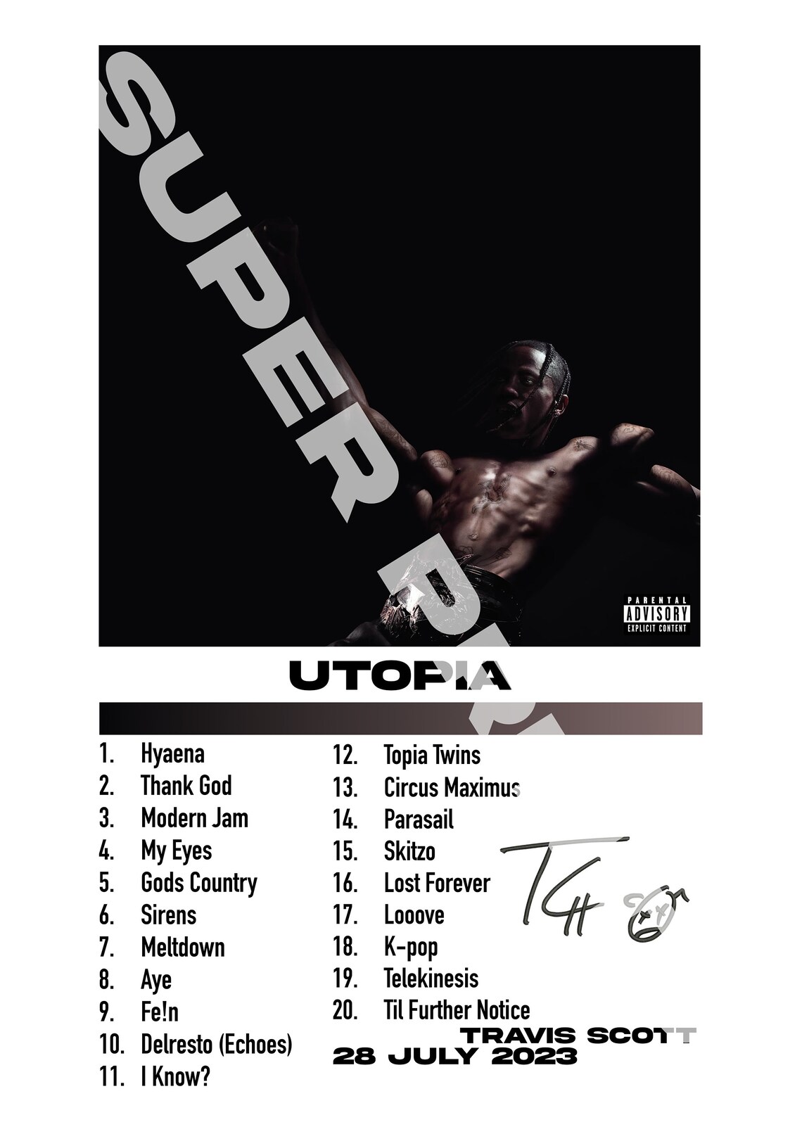 Utopia Album Cover Design digital - Etsy