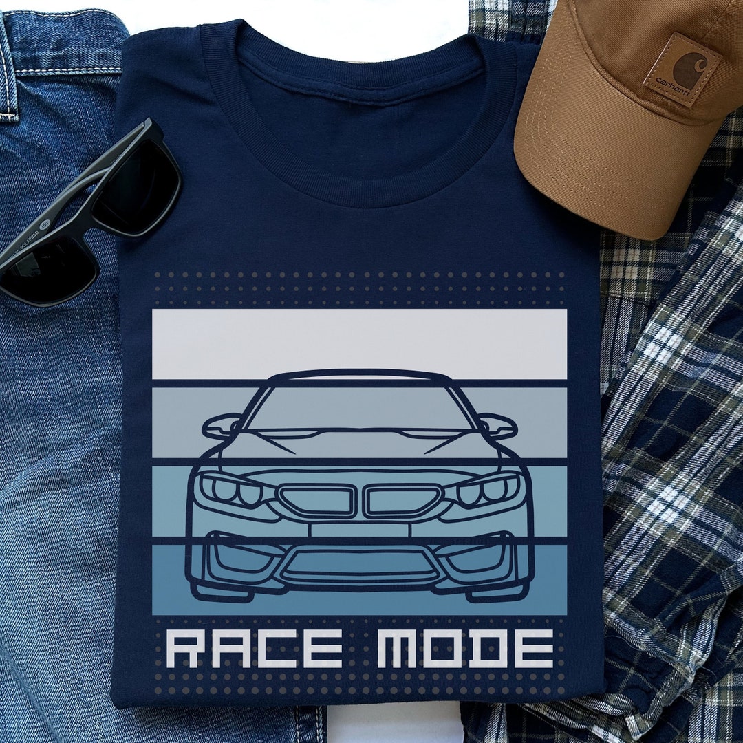 Race Mode Car Guy Graphic T-shirt, Car Lover Gift, Birthday Gift Tee ...