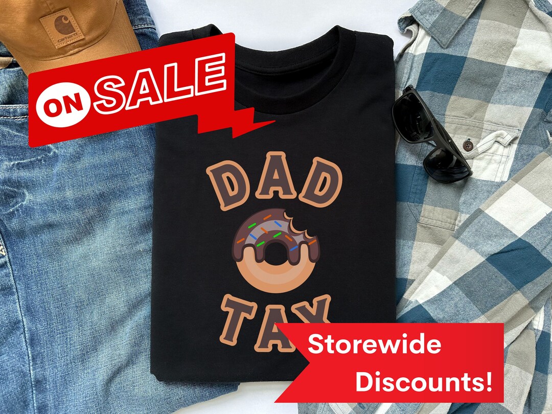 Dad Tax Donut - Shirt for Dad, Dad Humor, Corny Dad Tee, Funny Dad ...
