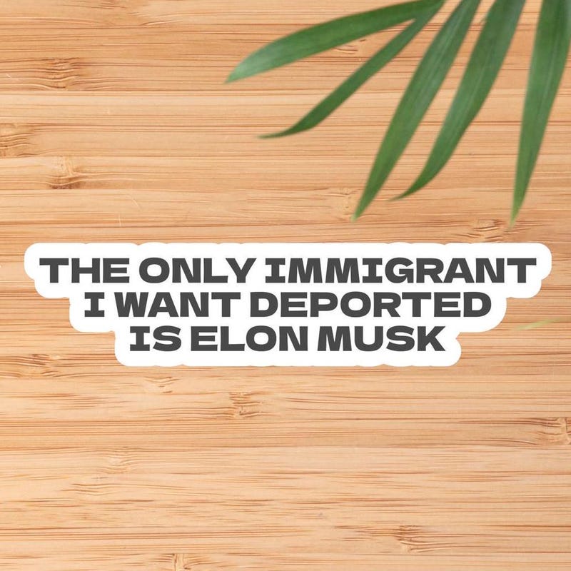 Anti Musk Bumper Sticker - Etsy