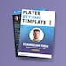 Football Player Resume Template Pro CV Template for Athletes - Etsy