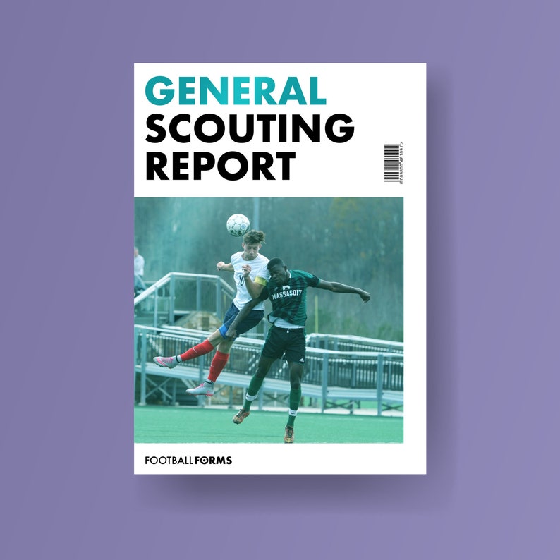 General Football Scouting Report Template - Basic Scout Report - Etsy