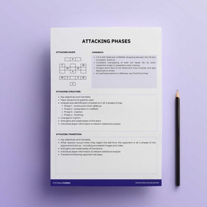 Opposition Football Scouting Report Template - Professional/advanced ...