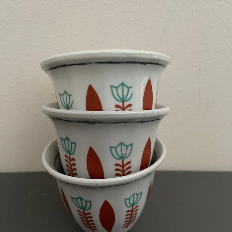 Blue Arabic Coffee Cups - Etsy