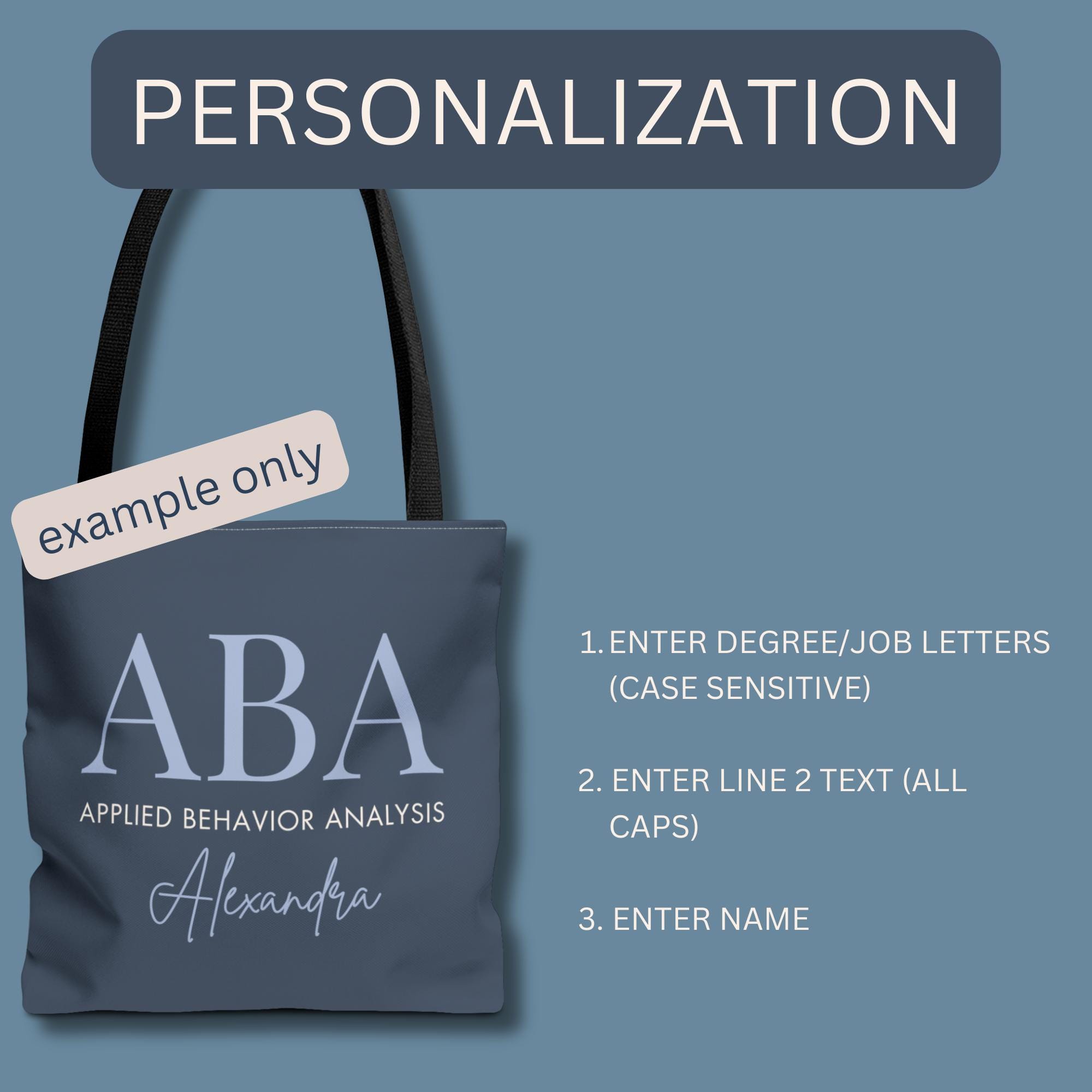 Personalized COTA Tote Bag, Custom Certified Occupational Therapy ...