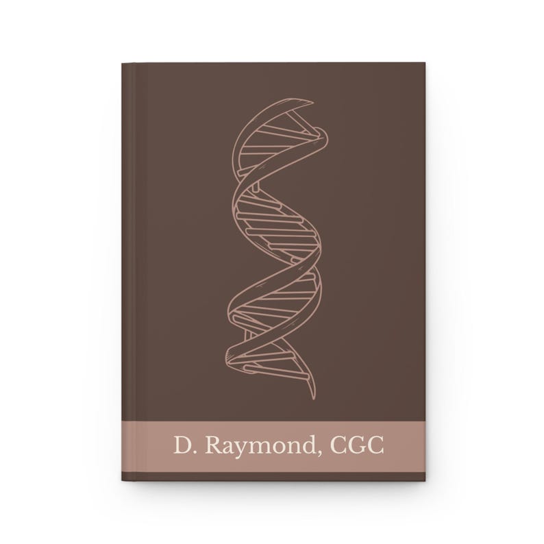 PERSONALIZED GENETIC COUNSELOR Journal Notebook, Customized Geneticist ...