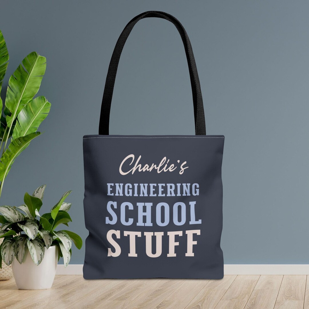 Personalized Future Engineer Tote Bag, Engineering School Student ...
