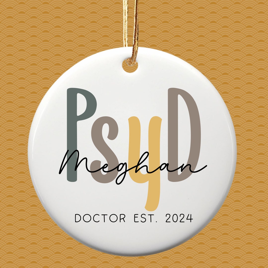 PERSONALIZED PSYCHOLOGY GRADUATION Ornament Keepsake Gift, Custom ...