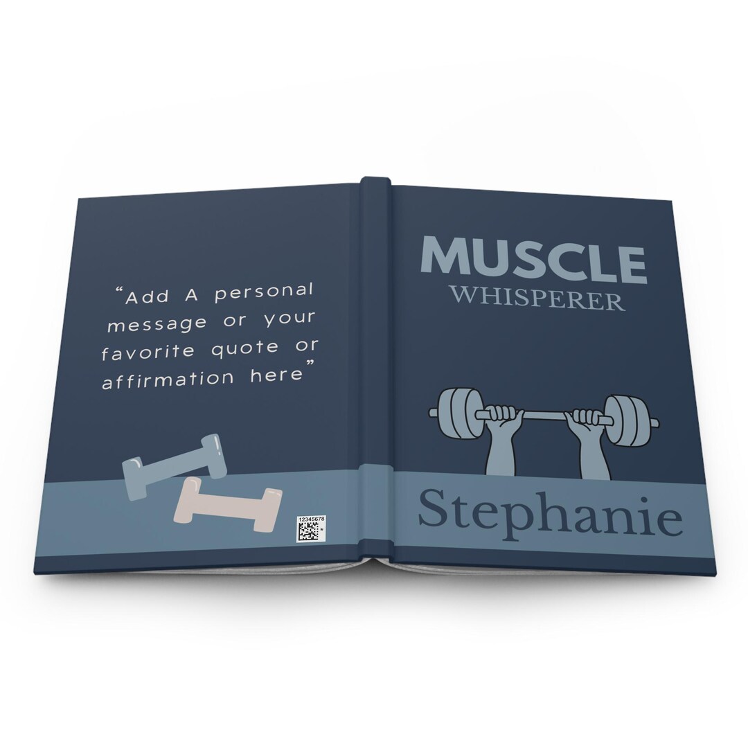 PERSONALIZED PERSONAL TRAINER Journal Notebook Custom Bodybuilding ...