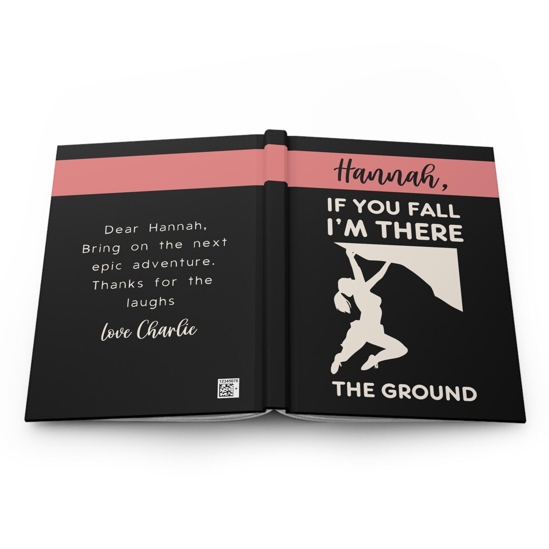 PERSONALIZED ROCK CLIMBING Journal Climber Notebook Abseiling Logbook ...