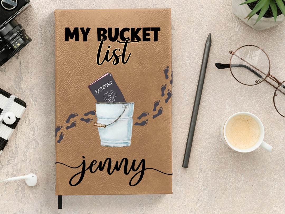 Bucket List Book, Personalized Bucket List, Bucket List Journal ...