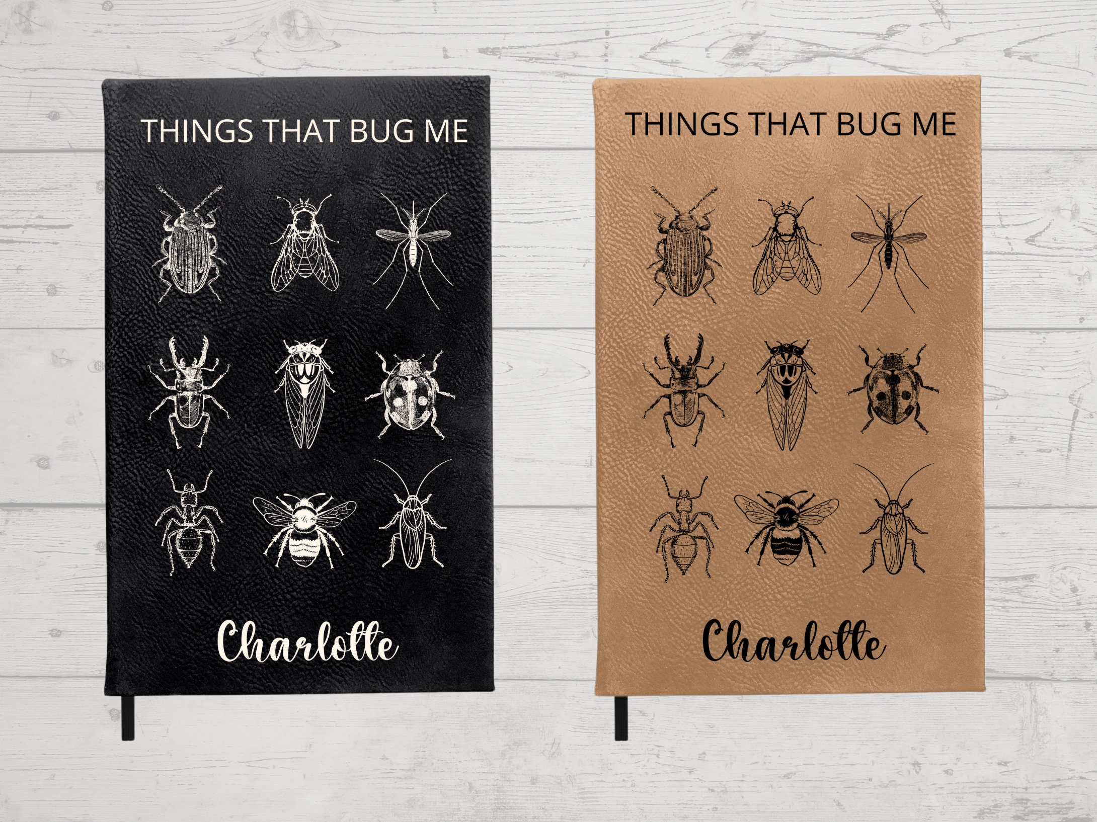PERSONALIZED ENTOMOLOGY LOGBOOK Notebook, Custom Entomologist ...