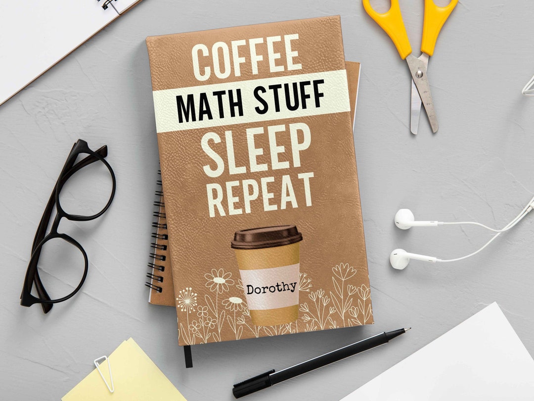 PERSONALIZED MATH TEACHER Graduation Journal Notebook, Custom ...