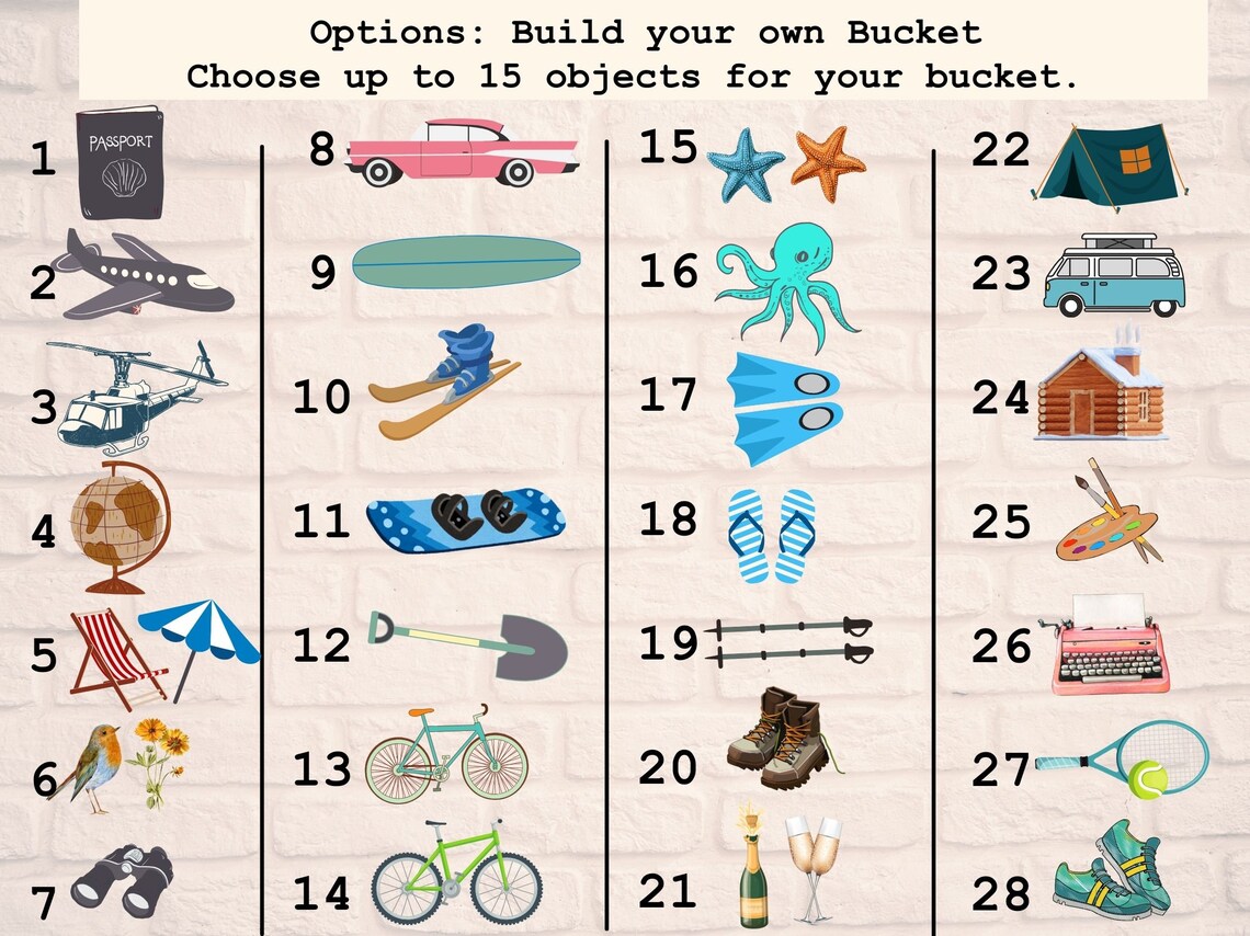 PERSONALIZED BUCKET LIST Book Journal Notebook, Custom Bucket List ...