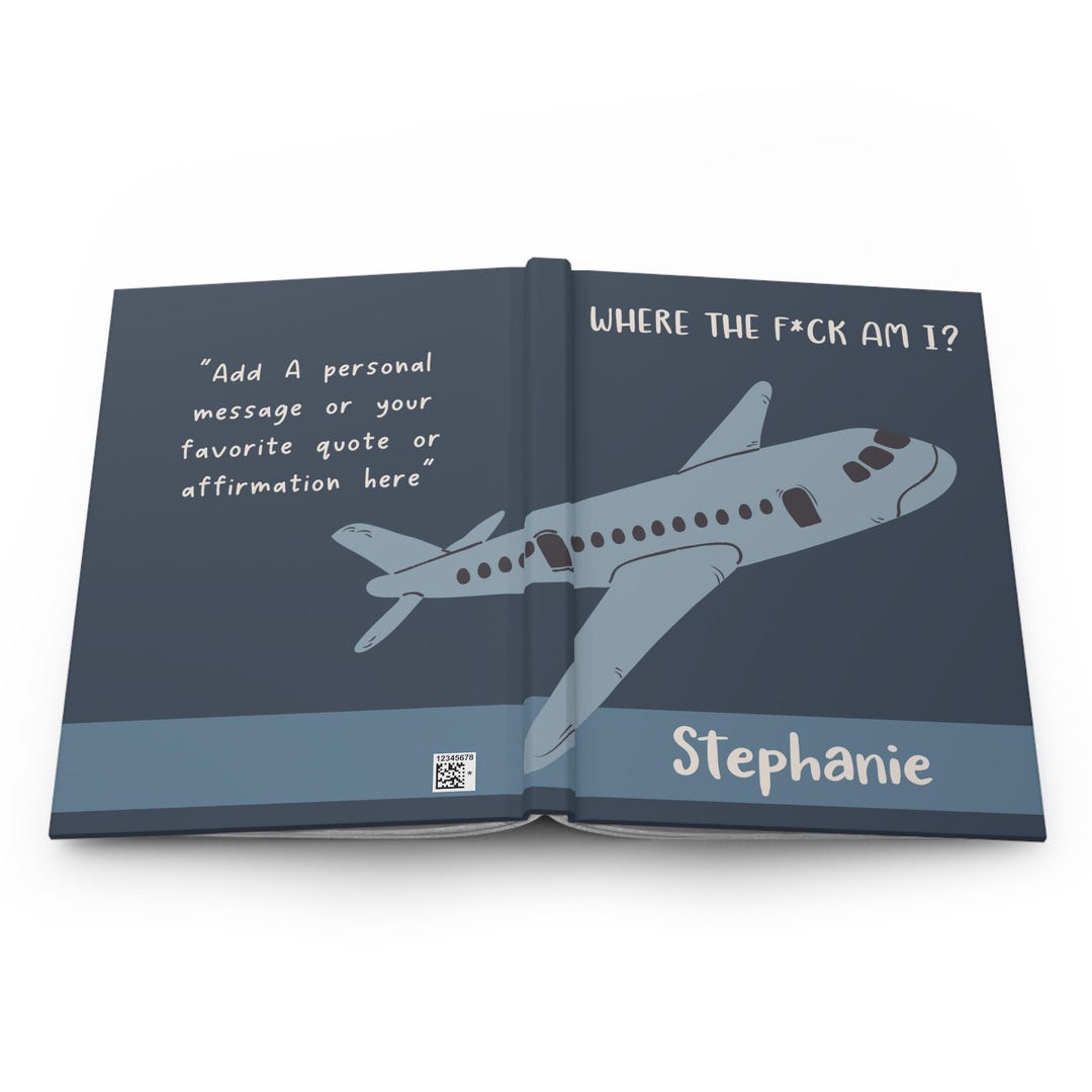 PERSONALIZED Flight Attendant Book Future Airplane Crew Journal ...