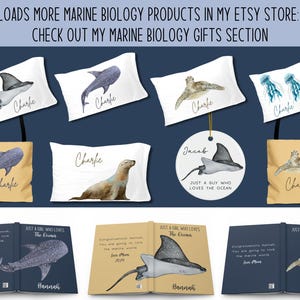 PERSONALIZED MARINE BIOLOGY Graduation Ornament Keepsake, Manta Ray ...