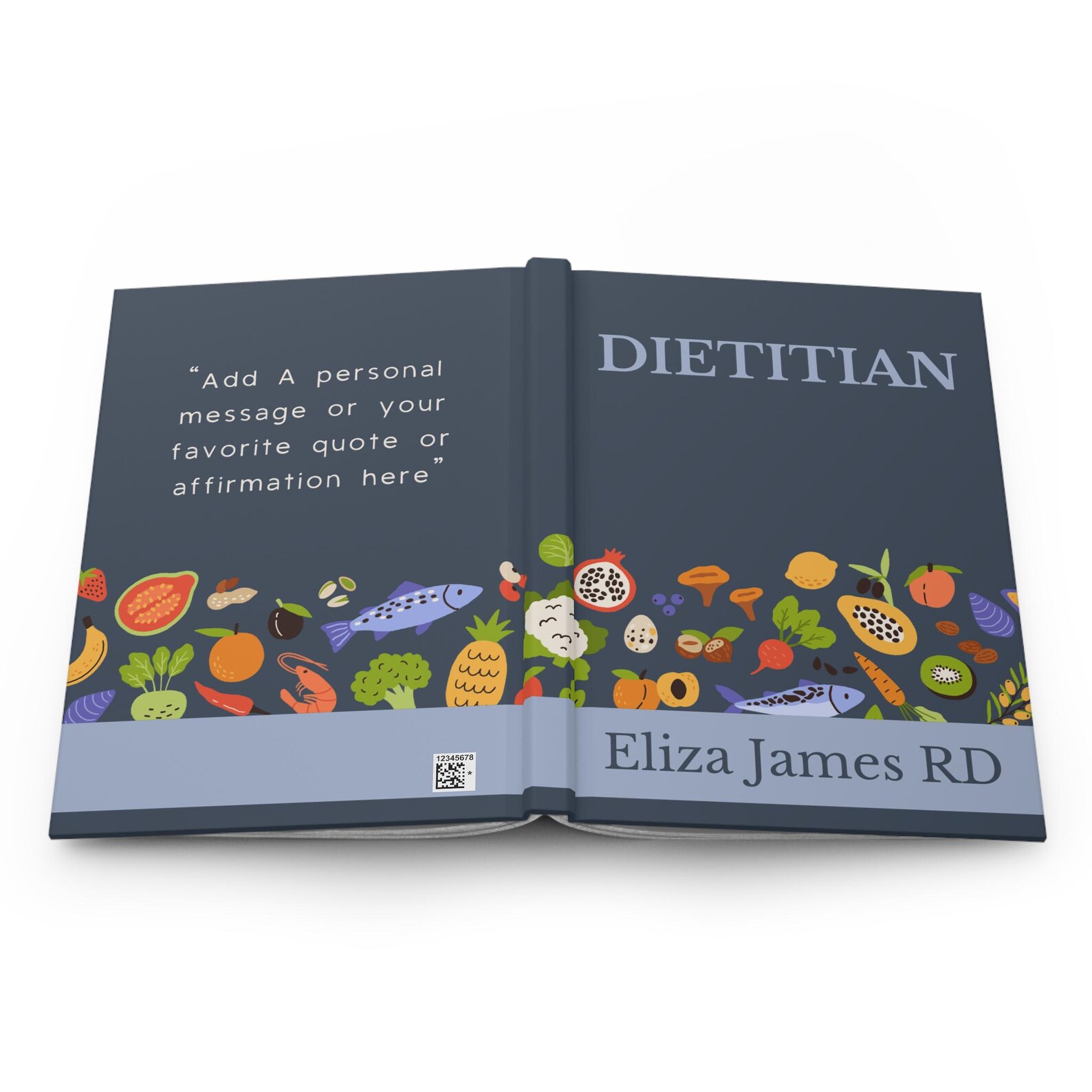 PERSONALIZED DIETITIAN Journal Notebook, Custom Registered Dietitian ...