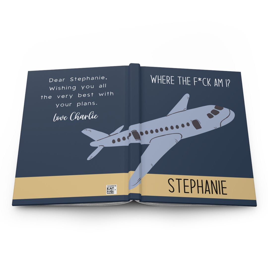 PERSONALIZED Flight Attendant Book Future Airplane Crew Journal ...