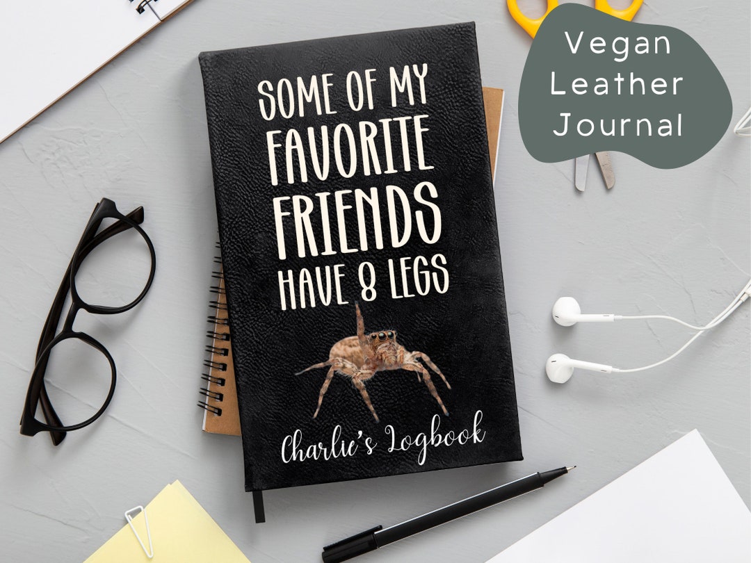 Spider Notebook, Jumping Spider Gift, Spider Gifts, Arachnophile ...