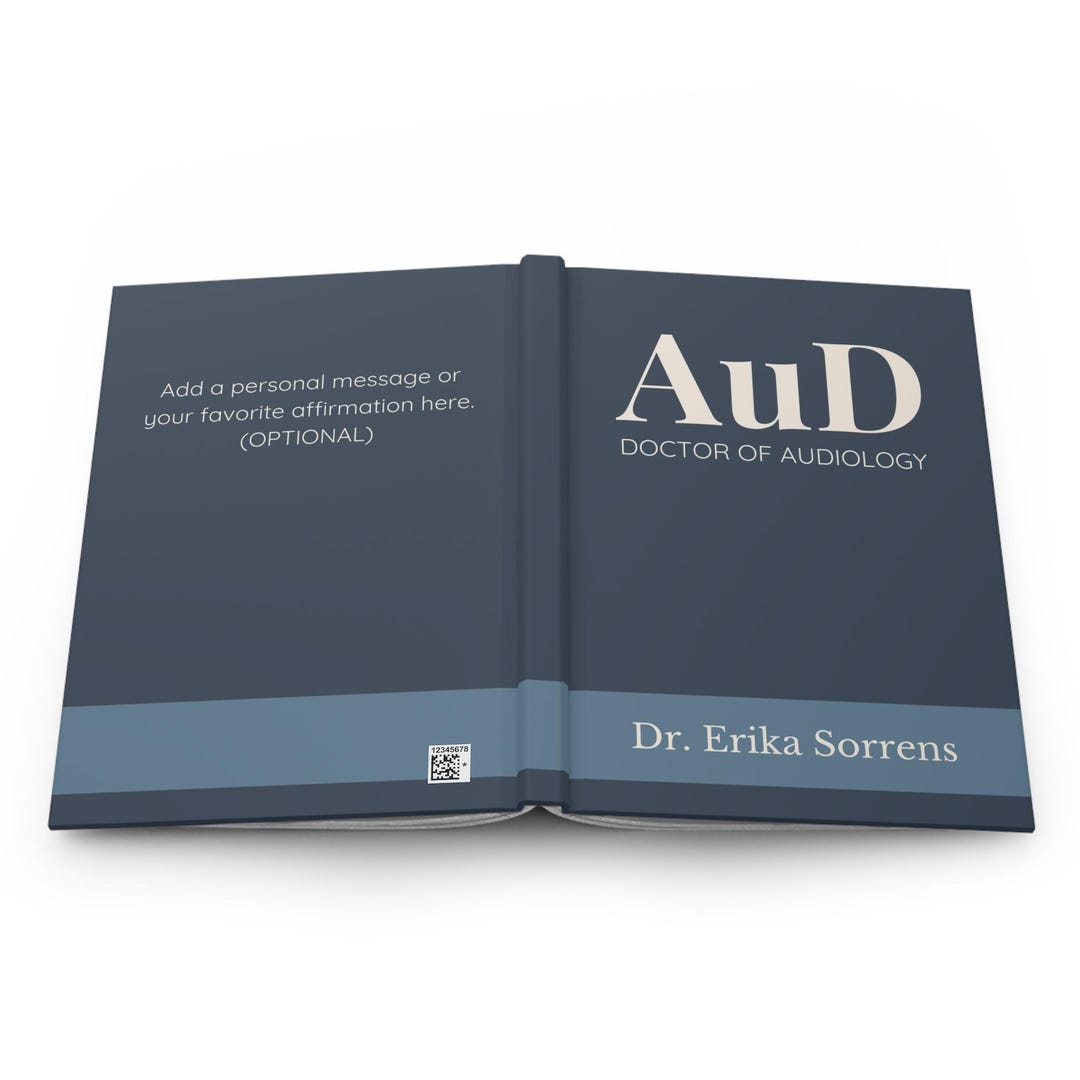 Personalized Audiologist Graduation Journal Notebook | Professional Aud ...