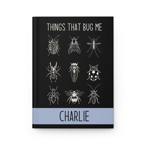 PERSONALIZED ENTOMOLOGY LOGBOOK Notebook, Custom Entomologist ...