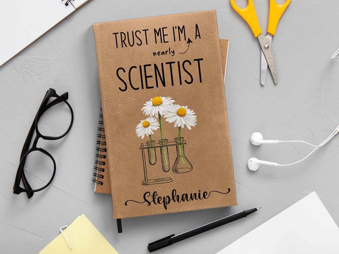 PERSONALIZED SCIENCE SCIENTIST Graduation Journal Notebook, Custom ...