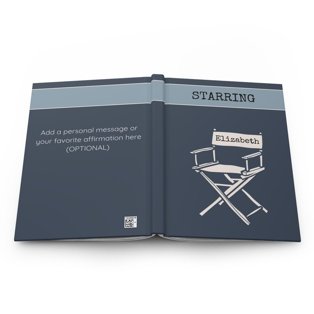 PERSONALIZED ACTING SCHOOL Journal Notebook, Customized Film Theater ...