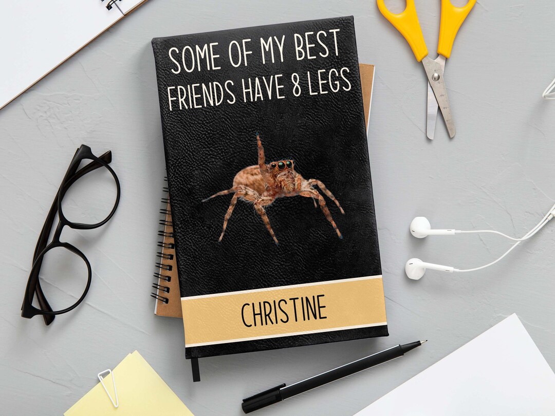 PERSONALIZED ARACHNOLOGY JOURNAL Notebook Logbook Customized ...