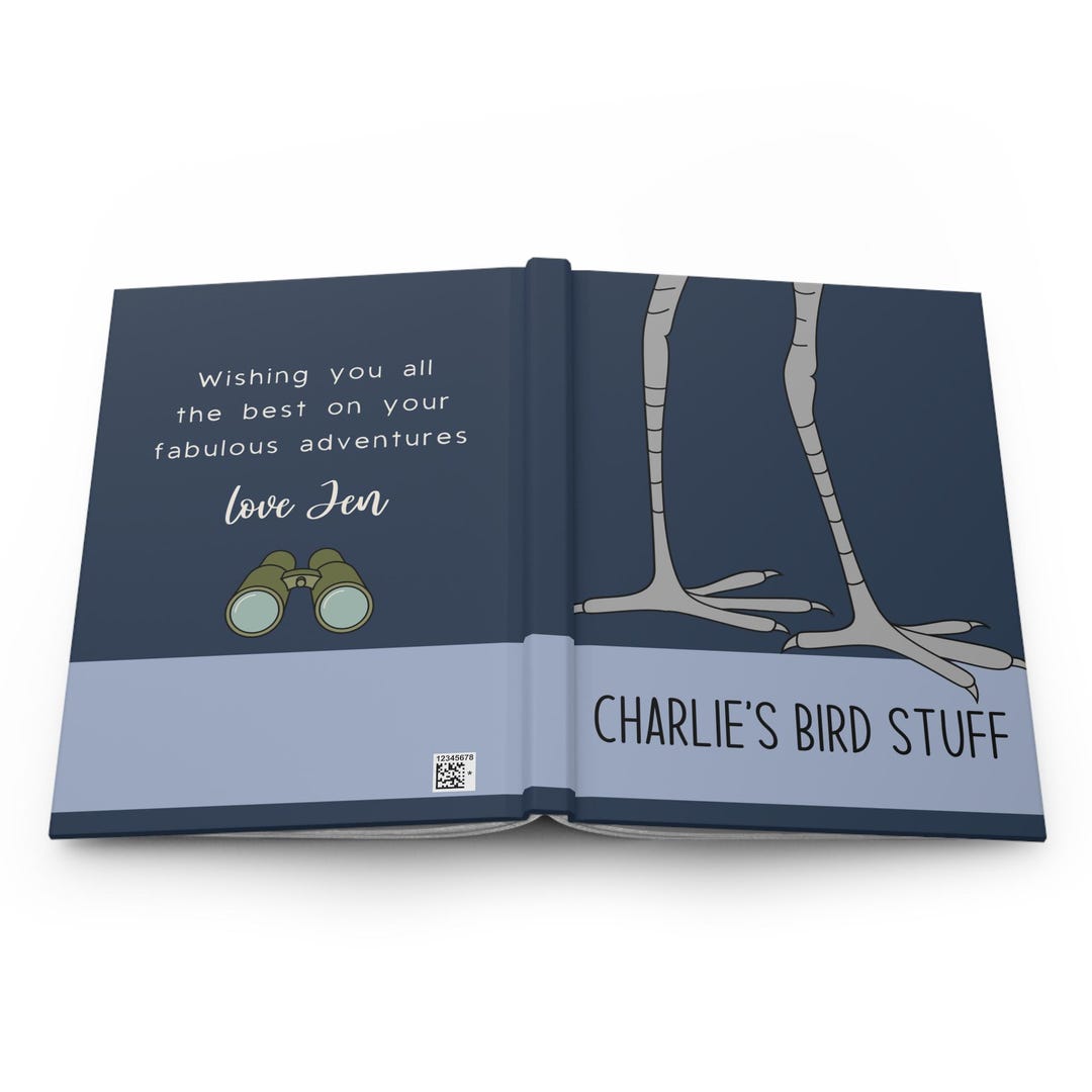 Bird Watching Journal Notebook Logbook, Personalized Ornithologist ...