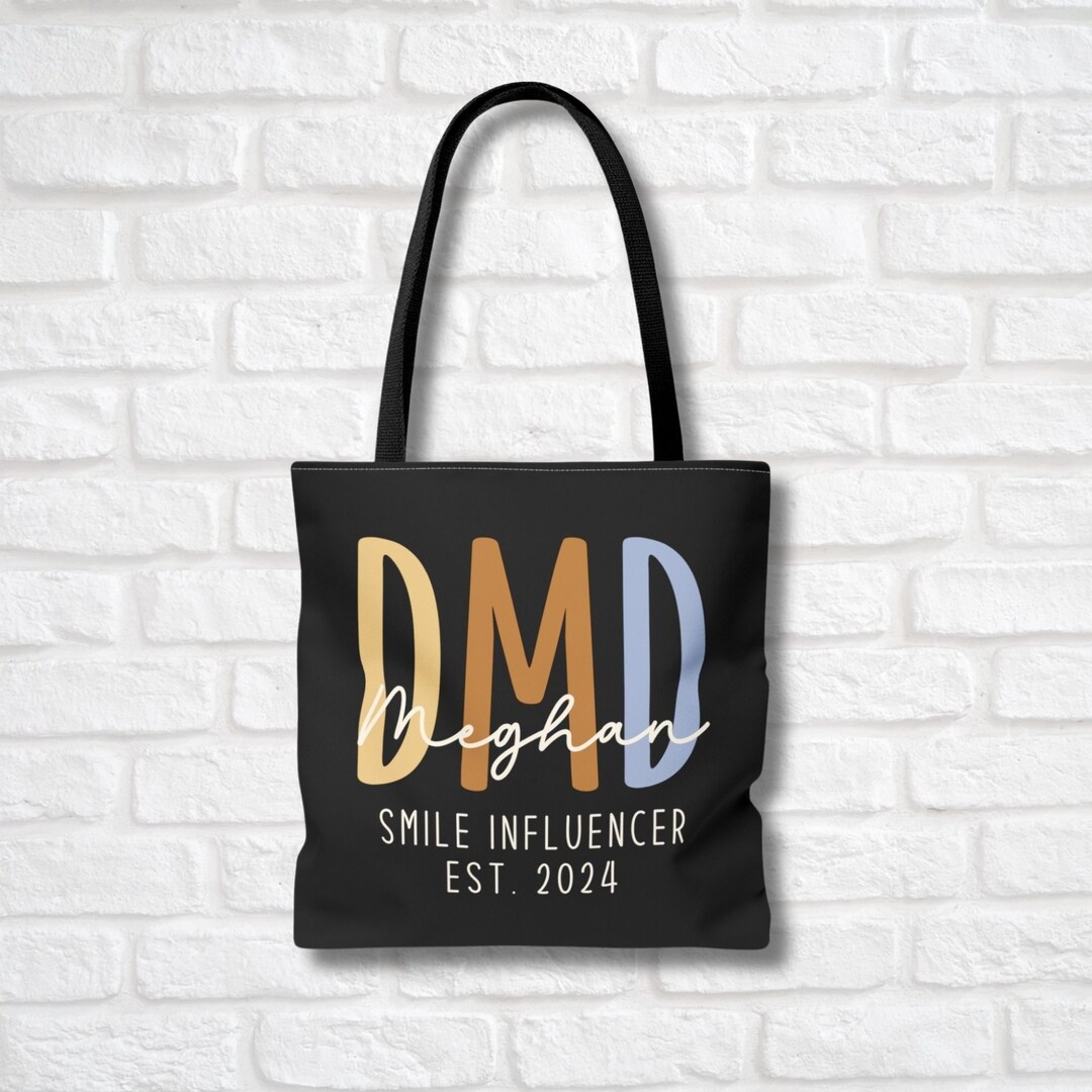 PERSONALIZED Dentist Graduation Tote Bag, DDS, DMD Customized Dentist ...