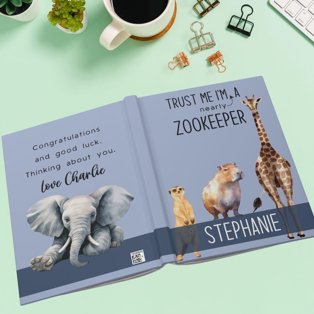 PERSONALIZED ZOOLOGY GRADUATION Journal Notebook, Zoology Degree ...