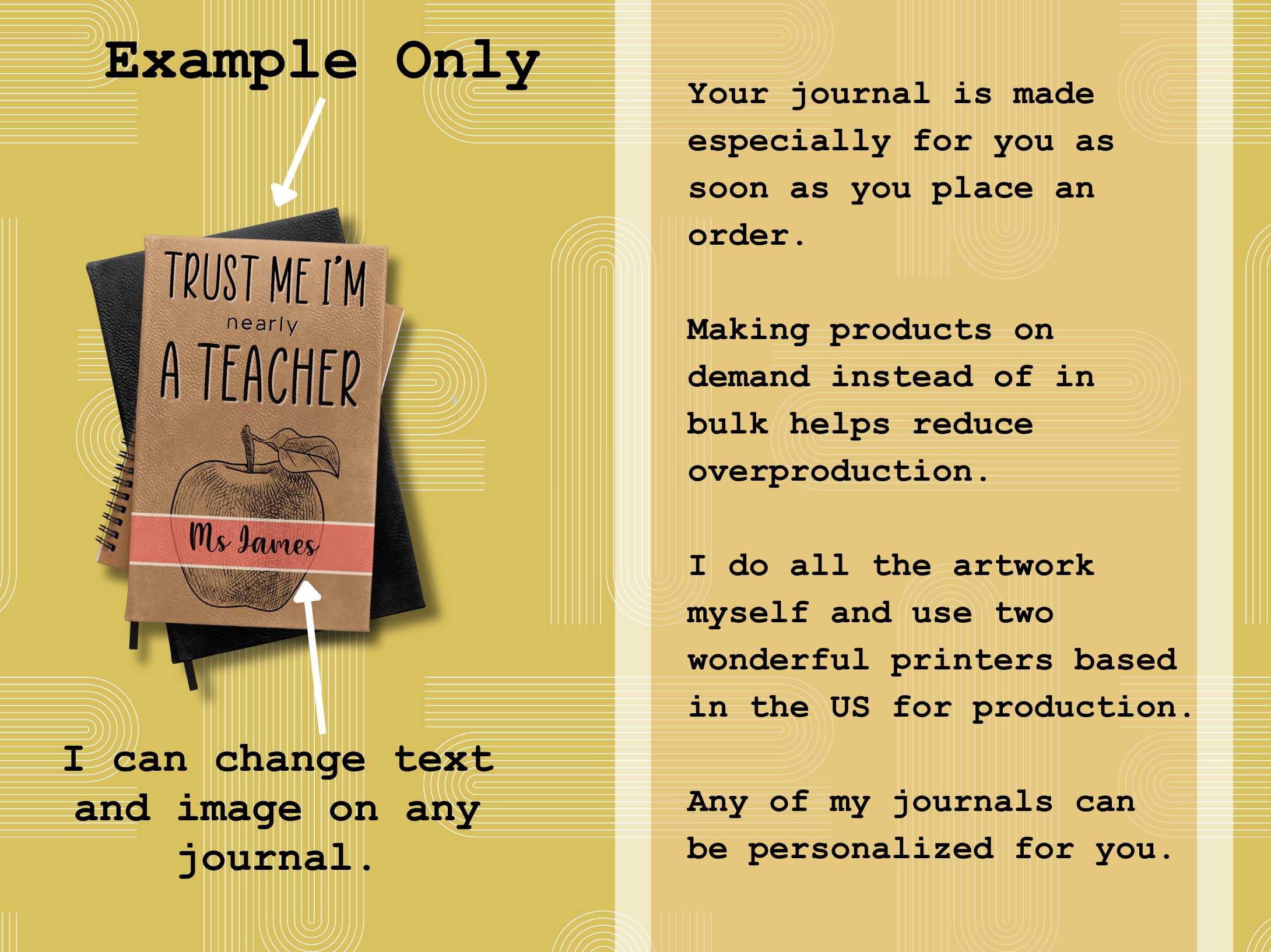 PERSONALIZED GAP YEAR Travel Journal Notebook, Custom Student Gap Year ...