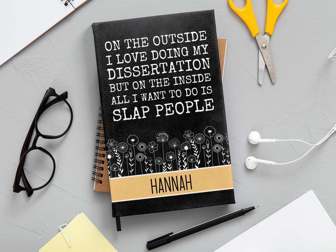PERSONALIZED DISSERTATION THESIS Journal Notebook, Custom Mba Masters ...