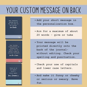 PERSONALIZED LAW STUDENT Lawyer Graduation Journal Notebook, Bar Exam ...