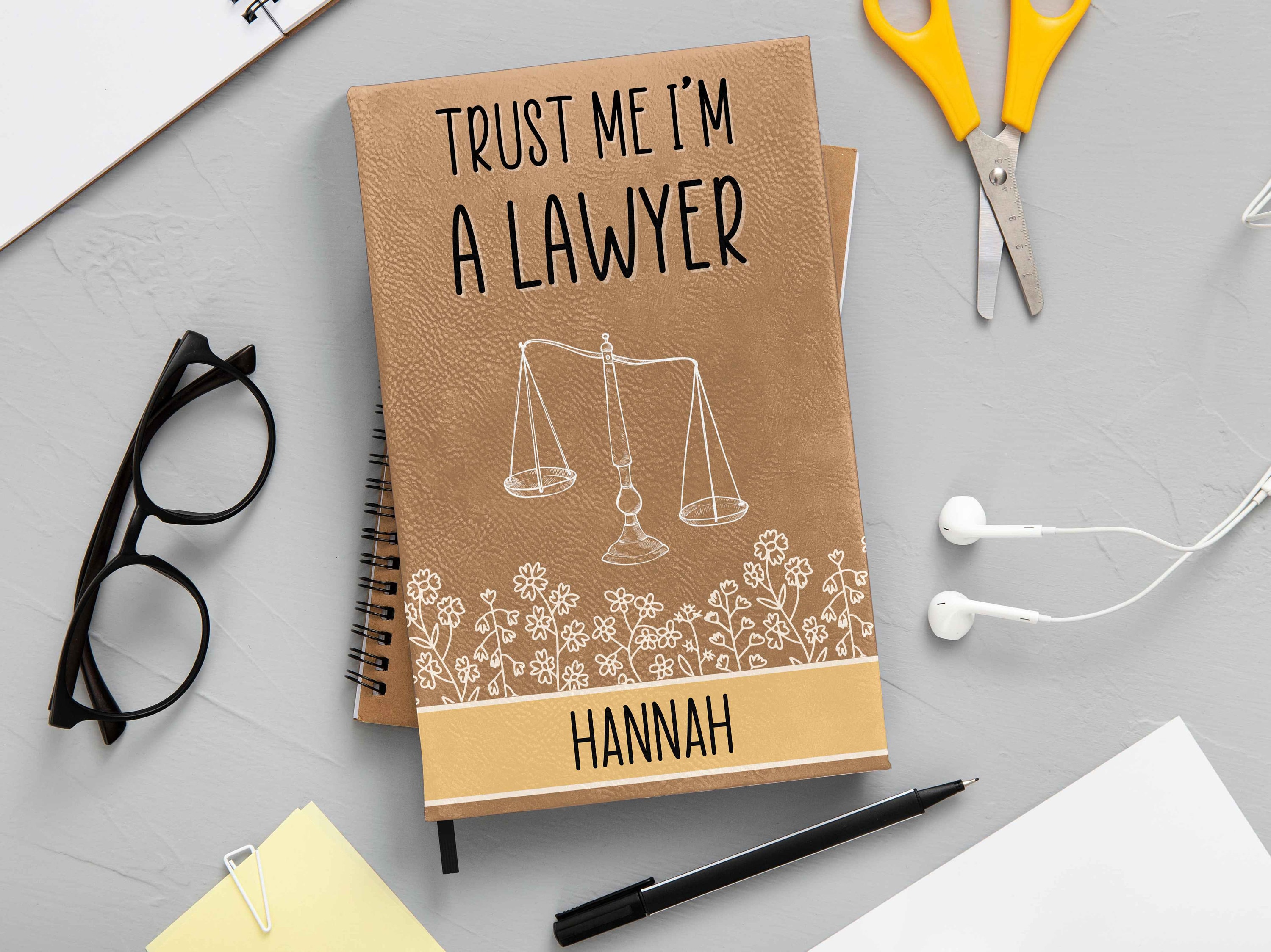 PERSONALIZED LAW STUDENT Lawyer Graduation Journal Notebook, Bar Exam ...