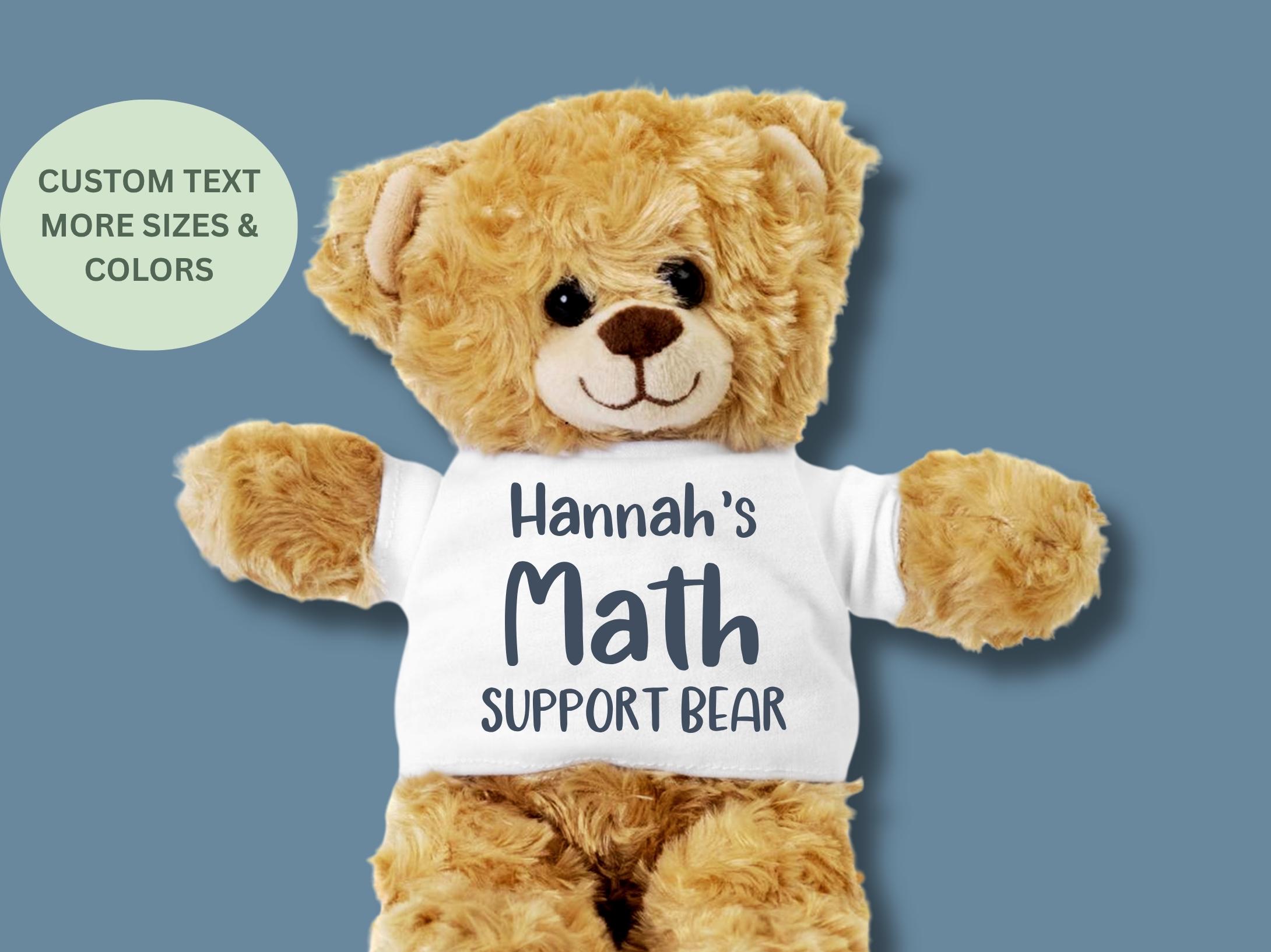 PERSONALIZED MATH DEGREE Teddy Bear Plushie, Custom Future ...