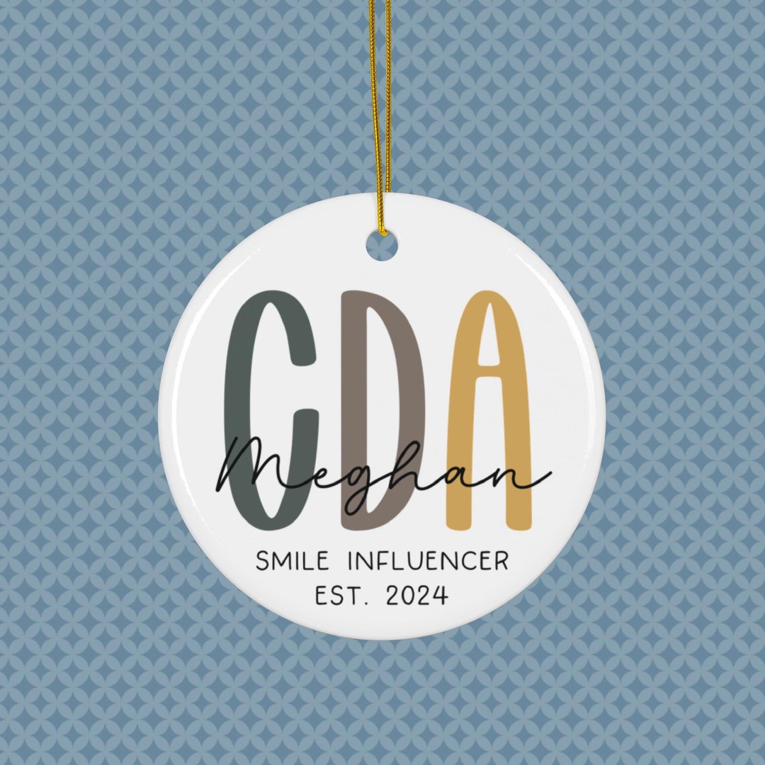 PERSONALIZED DENTAL ASSISTANT Graduation Ornament, Cda Graduation ...