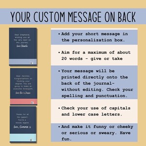 PERSONALIZED ZOOLOGY GRADUATION Journal Notebook, Customized Zoologist ...