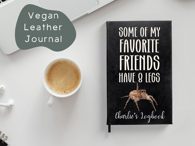 Spider Notebook, Jumping Spider Gift, Spider Gifts, Arachnophile ...