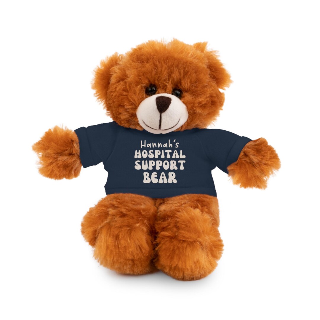 Personalized Hospital Bear, Get Well Soon Teddy, Surgery Recovery Buddy ...