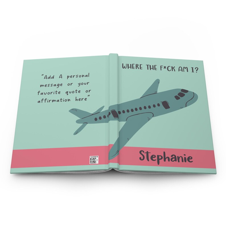 PERSONALIZED Flight Attendant Book Future Airplane Crew Journal ...