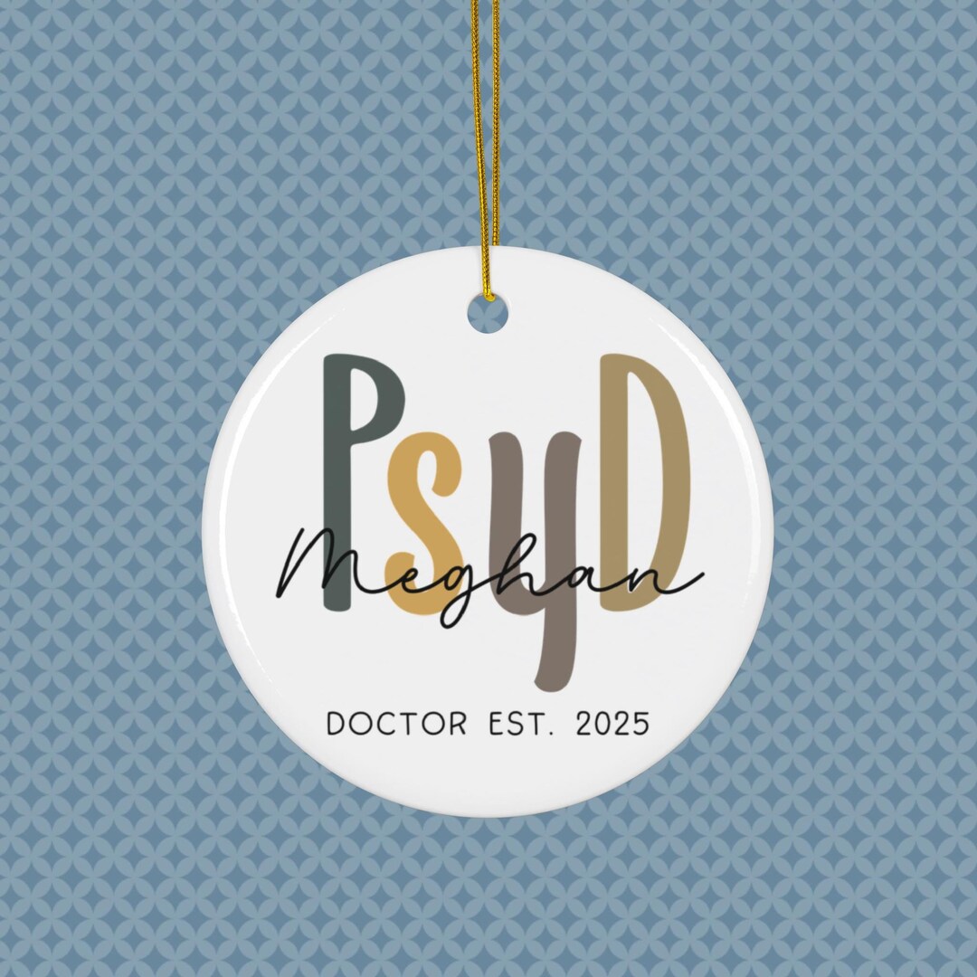 PERSONALIZED PSYCHOLOGY GRADUATION Ornament Keepsake Gift, Custom ...