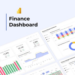 Finance | Financial Controller Power BI Dashboard Template - Etsy