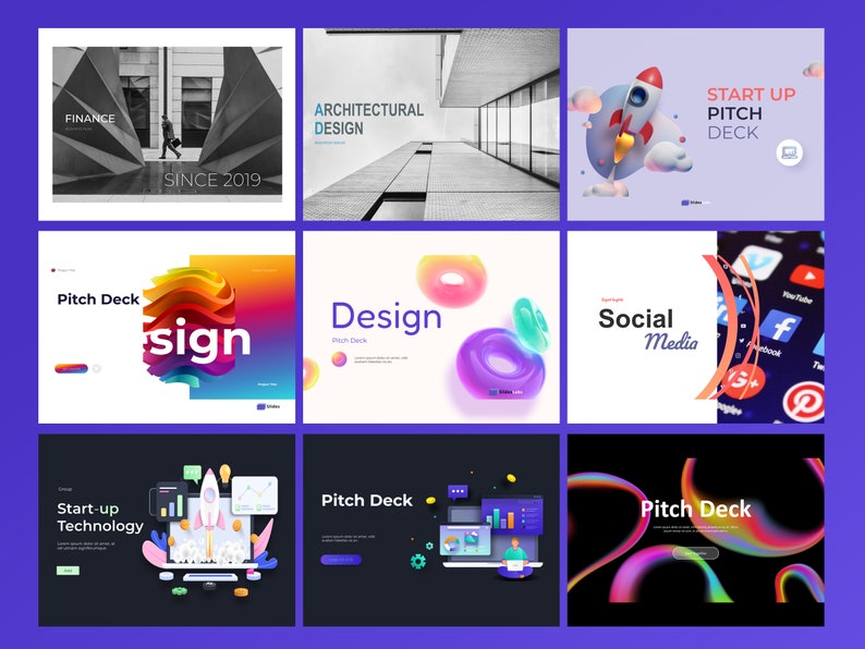 A +100 Pitch Deck Bundle. Pitch Deck - Powerpoint, Investor Pitch Deck ...