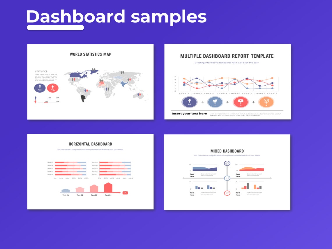 Dashboard Template Bundle 75 Dashboards to Choose From Google Slides ...